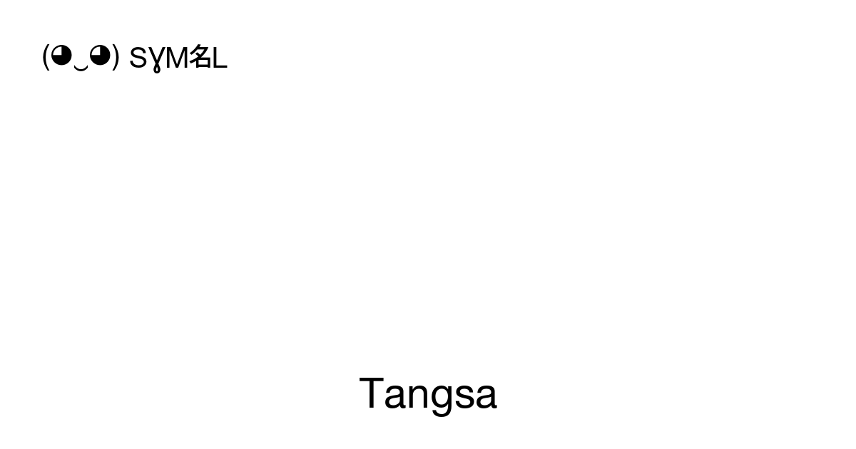 Tangsa, ‭𖩰 𖩱 𖩲‬, 96 symbols, Unicode Range: 16A70-16ACF ( ‿ ) SYMBL