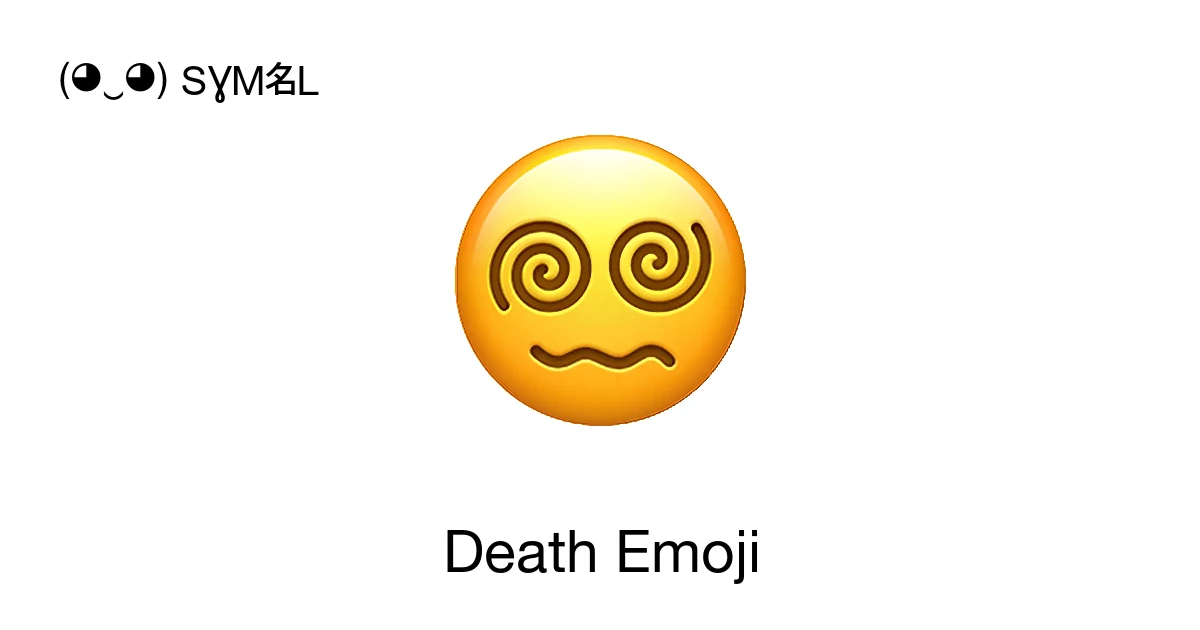 Death Emojis 💀☠️ copy and use your favorite skull symbols ( ‿ ) SYMBL