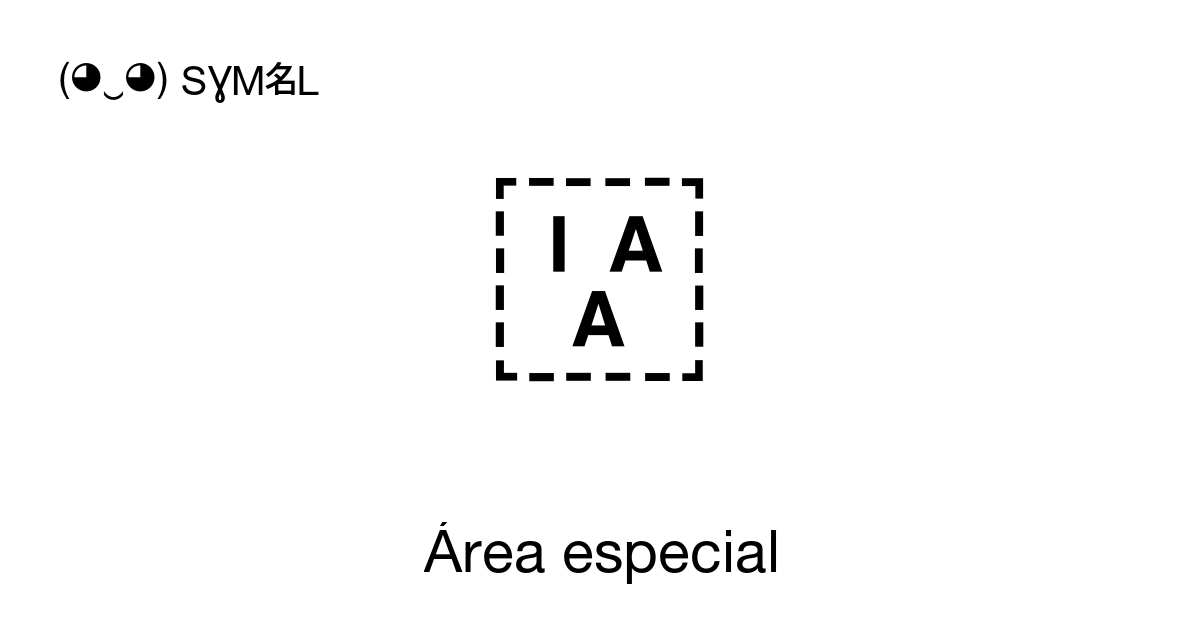 Área especial, ‭￹ ￺ ￻‬, 16 símbolos, Intervalo Unicode: FFF0-FFFF ( ‿ ) SYMBL