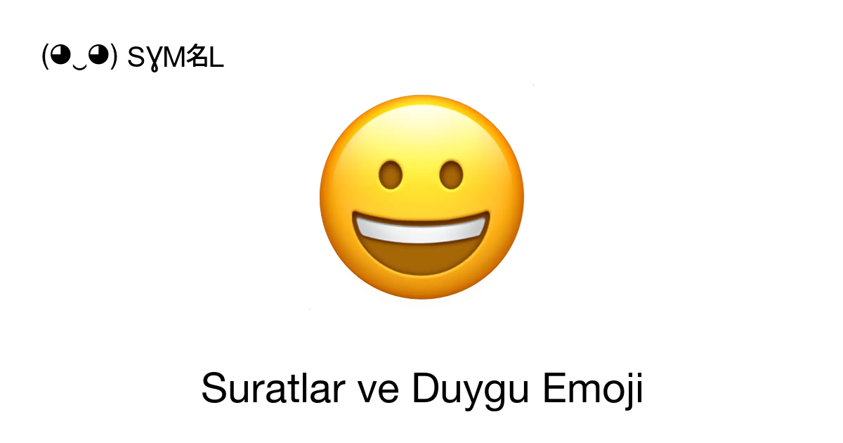 Suratlar ve Duygu Emoji ‭😀 😉 😁‬ Emoji İkonları ve 📖 Anlamları ...