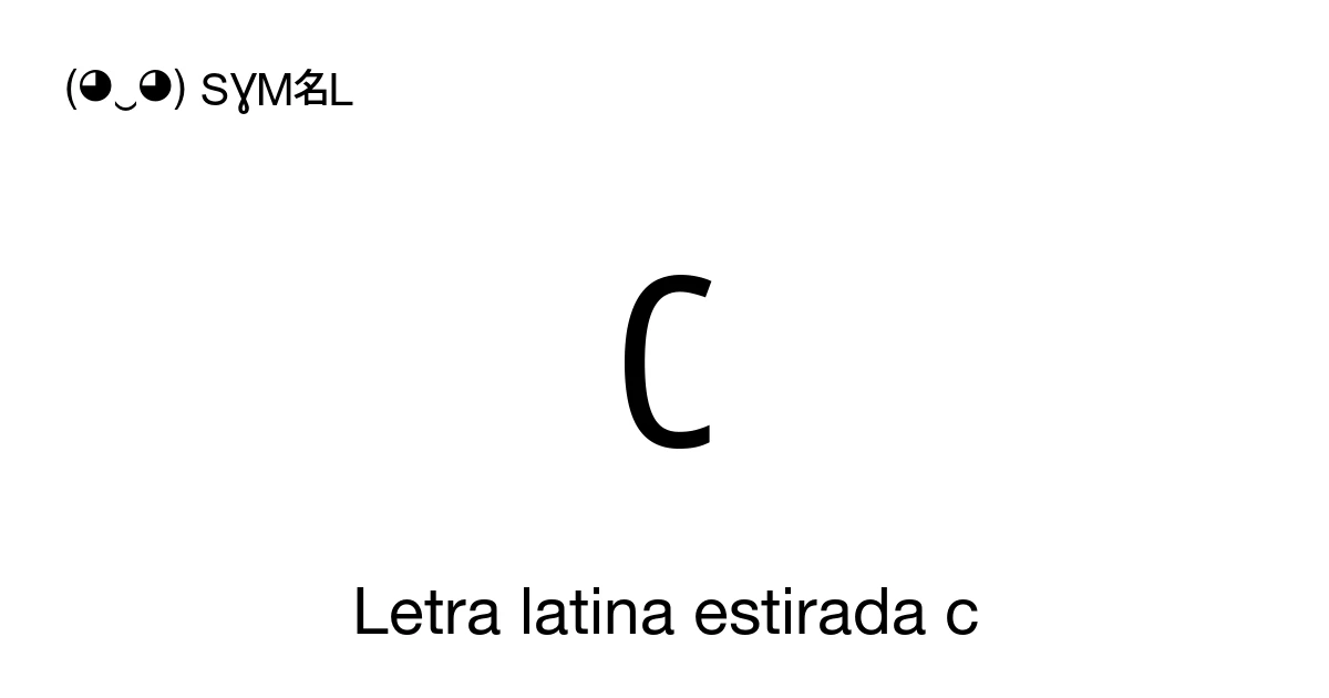 ʗ Letra latina estirada c (U+0297) significado del símbolo, copiar y pegar