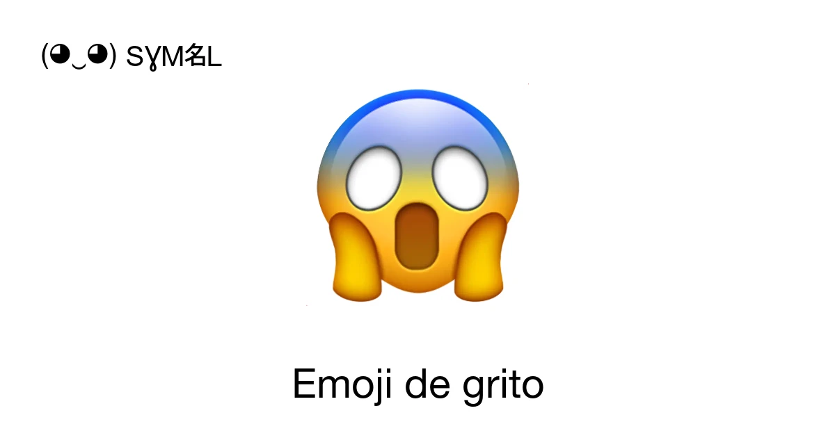Emojis de grito e berro 📢😱 copie e use seus símbolos expressivos ...