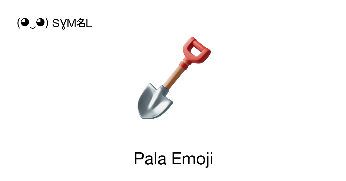 Pala Significado del emoji, copiar y pegar