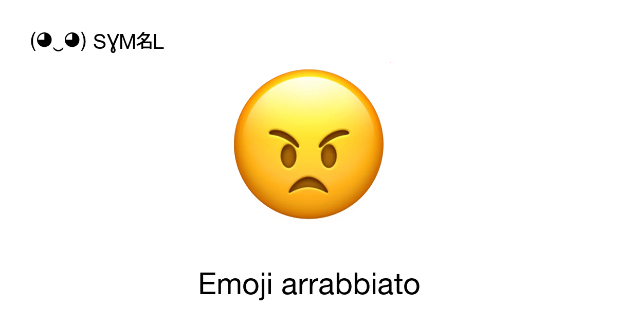 😠😡 Emoji arrabbiati: copia e usa i tuoi simboli di rabbia preferiti ...